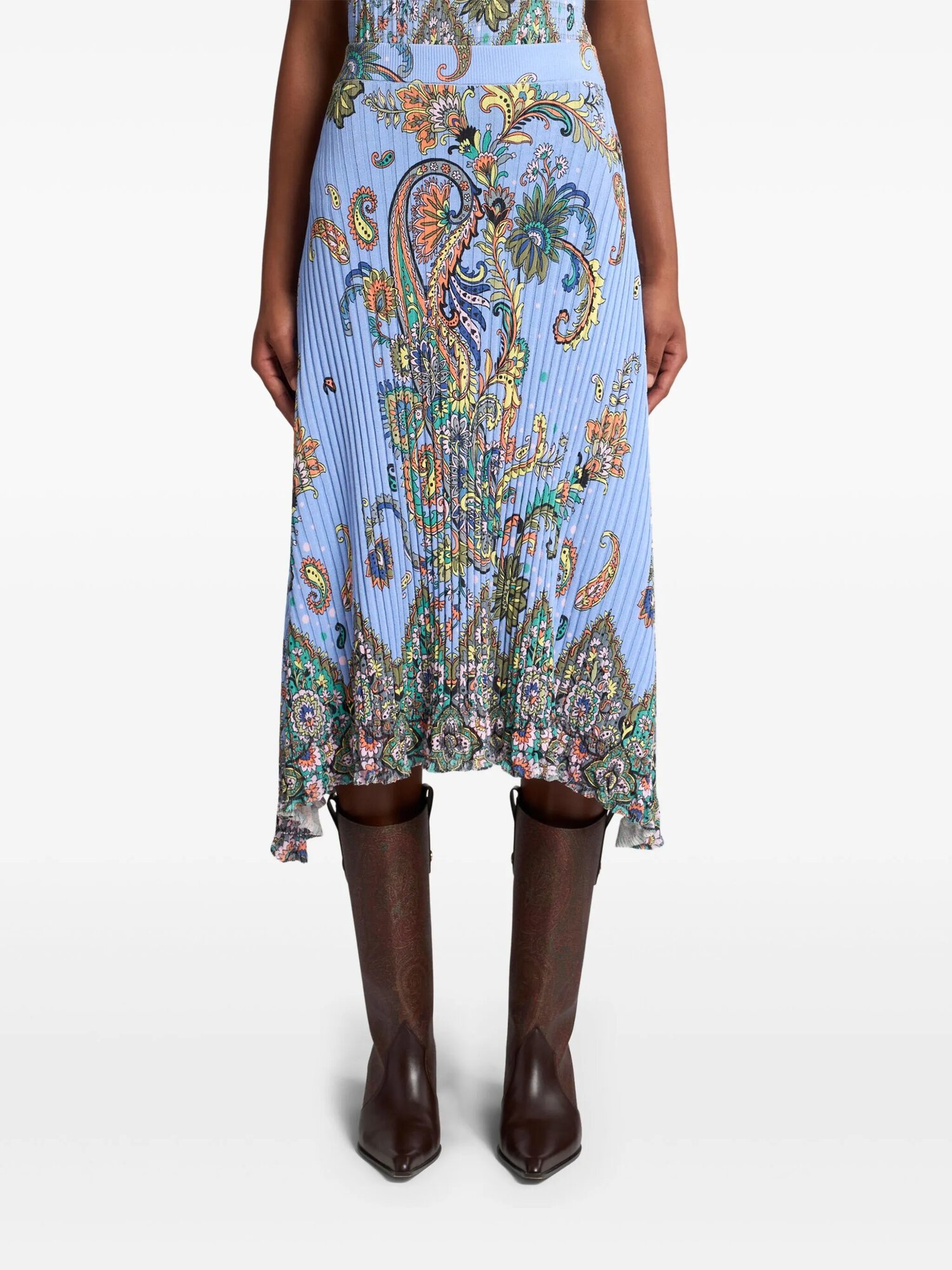Юбка ETRO, размер 42, blue — фото 1