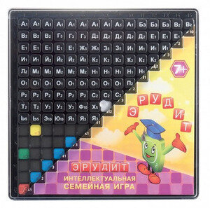 Игра (Биплант) Эрудит [черные фишки термопленка] (10011) 7+