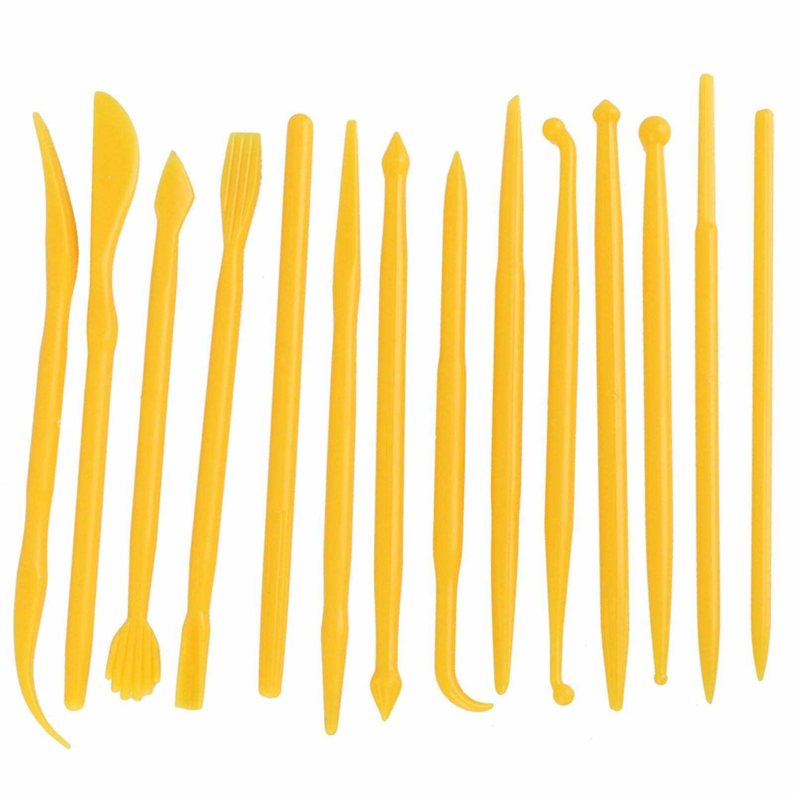 Мягкая глина инструменты для поделок из глины 14 желтых