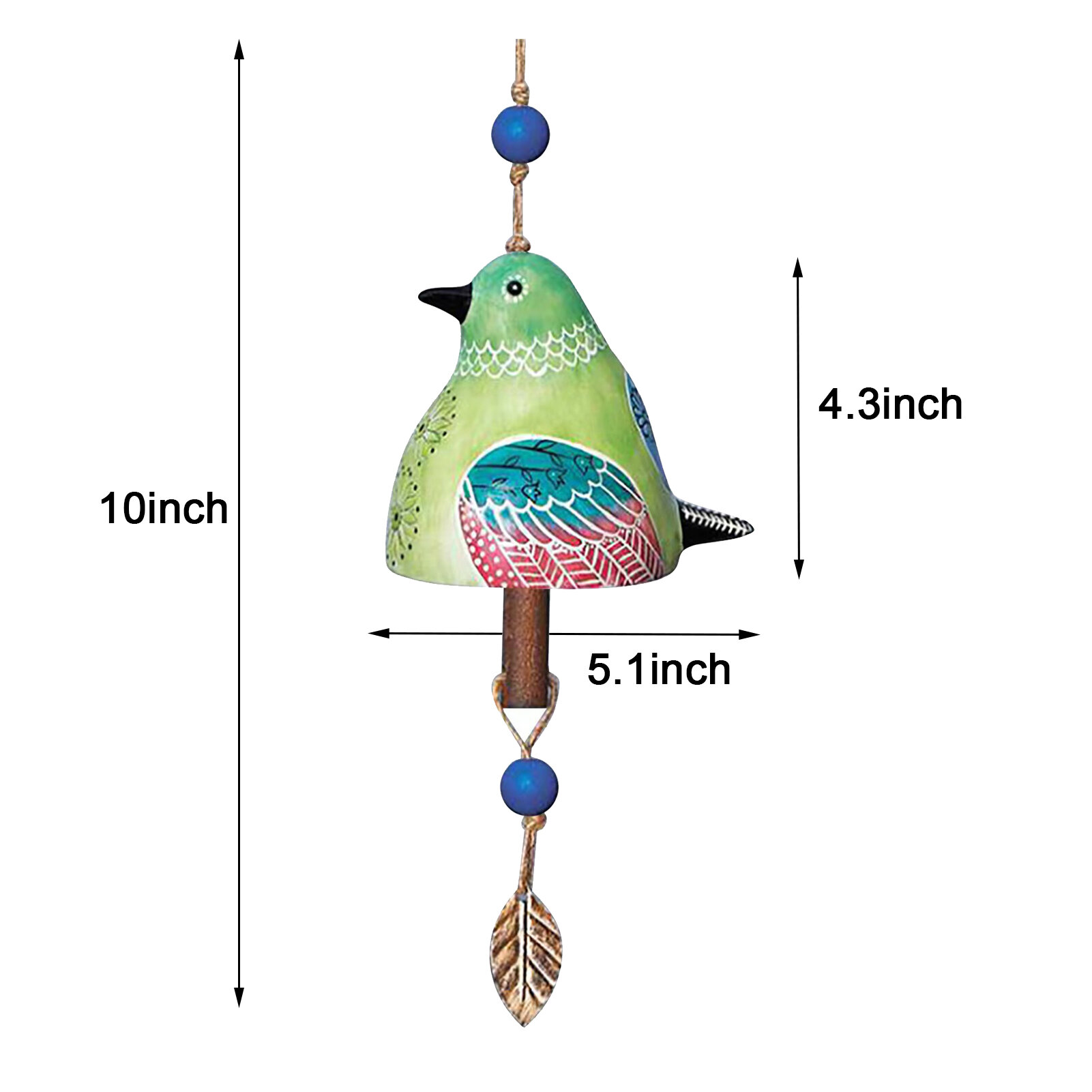 Керамические колокольчики, китайские инновационные подвесные колокольчики, приносящие удачу, для украшения дома, балкона, спальни