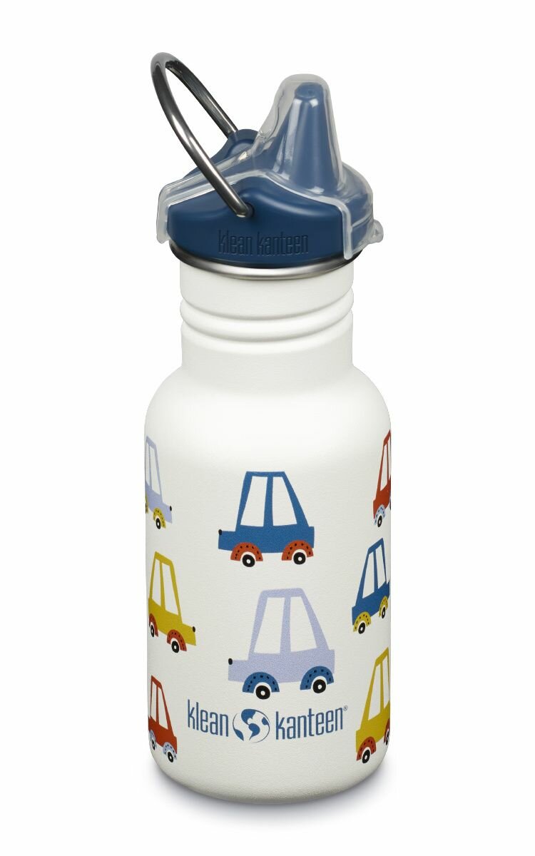 Детская бутылка Klean Kanteen Kid Classic Narrow Sippy 12oz (355 мл) Cars