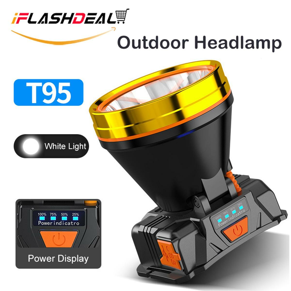 IFlashDeal Outtobe Headlamps LED Headlight USB перезаряжаемый Head Lighting водонепроницаемый Light Headlamp Flashlight