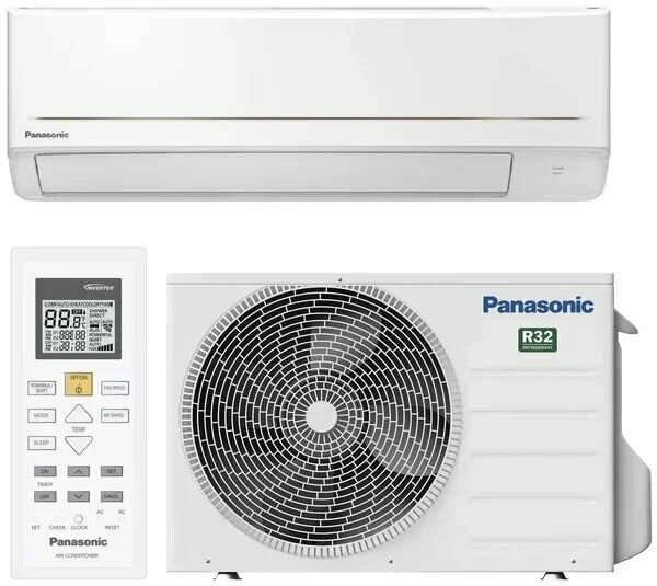 Сплит система Panasonic CS-HZ35XKE/CU-HZ35XKE NORDIC INVERTER (HZ) комплект инвертор, тепловой насос, wi-fi, белый цвет до 35 м