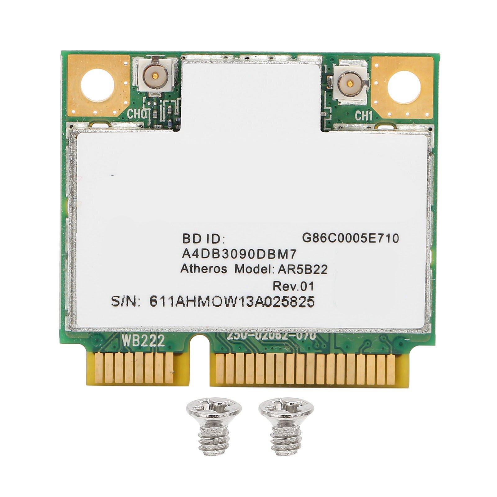 Беспроводная сетевая карта Двухвост Wi -Fi 802.11ac Bluetooth 4.0 Адаптер AR5B22 2.4/5 ГГц