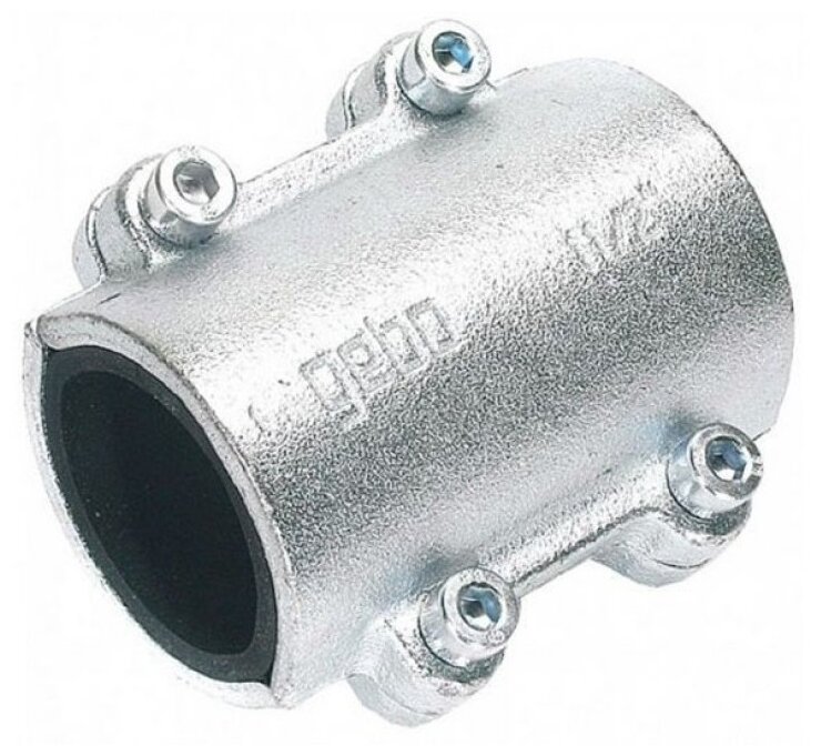 Ремонтная обойма 1 1/2" (40 мм) чугунная оцинкованная Gebo Clamps DSK 01.260.28.05