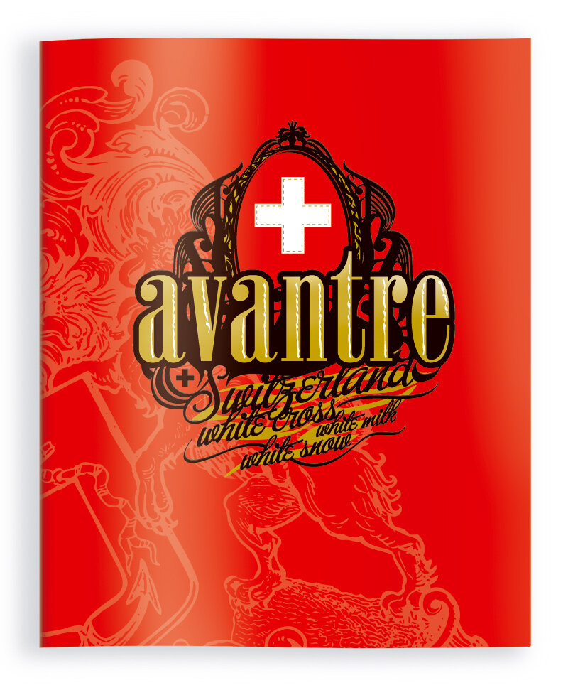 Тетрадь 80 л, А5, клетка, скрепка, Avantre "Lions", красный