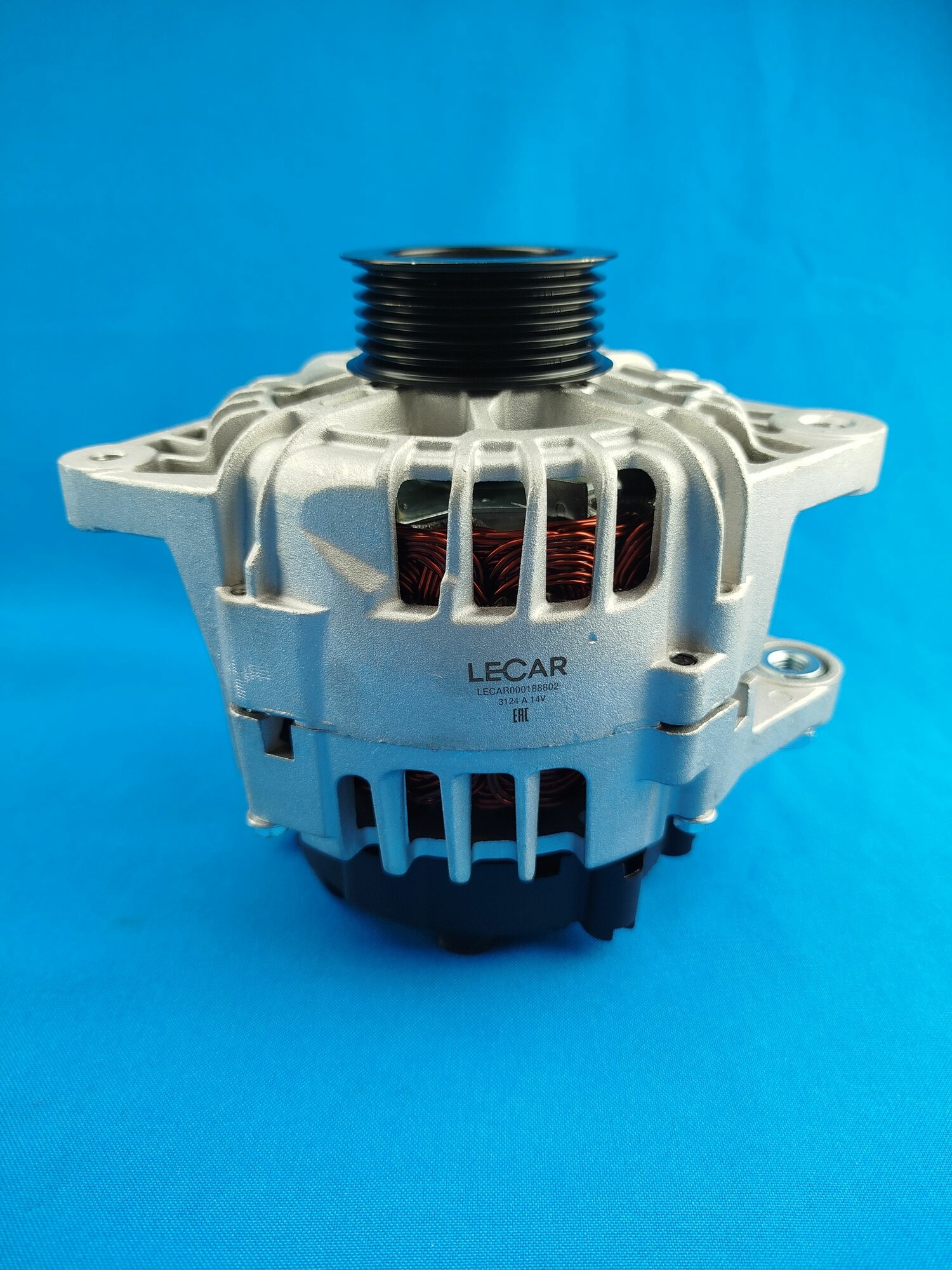 Генератор "LECAR" для автомобилей Hyundai Solaris 10->17, i30 07->12, Kia Rio 11->17, Ceed 07->12 (110A)