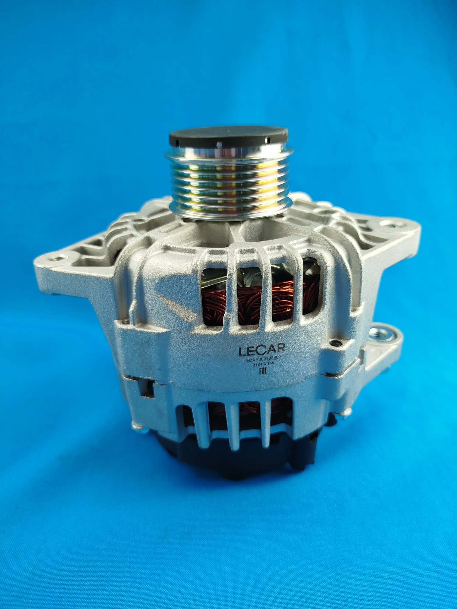 Генератор "LECAR" для автомобилей Hyundai Solaris 17->, Creta 16->, Kia Rio IV 17->, Ceed 18-> (120А)