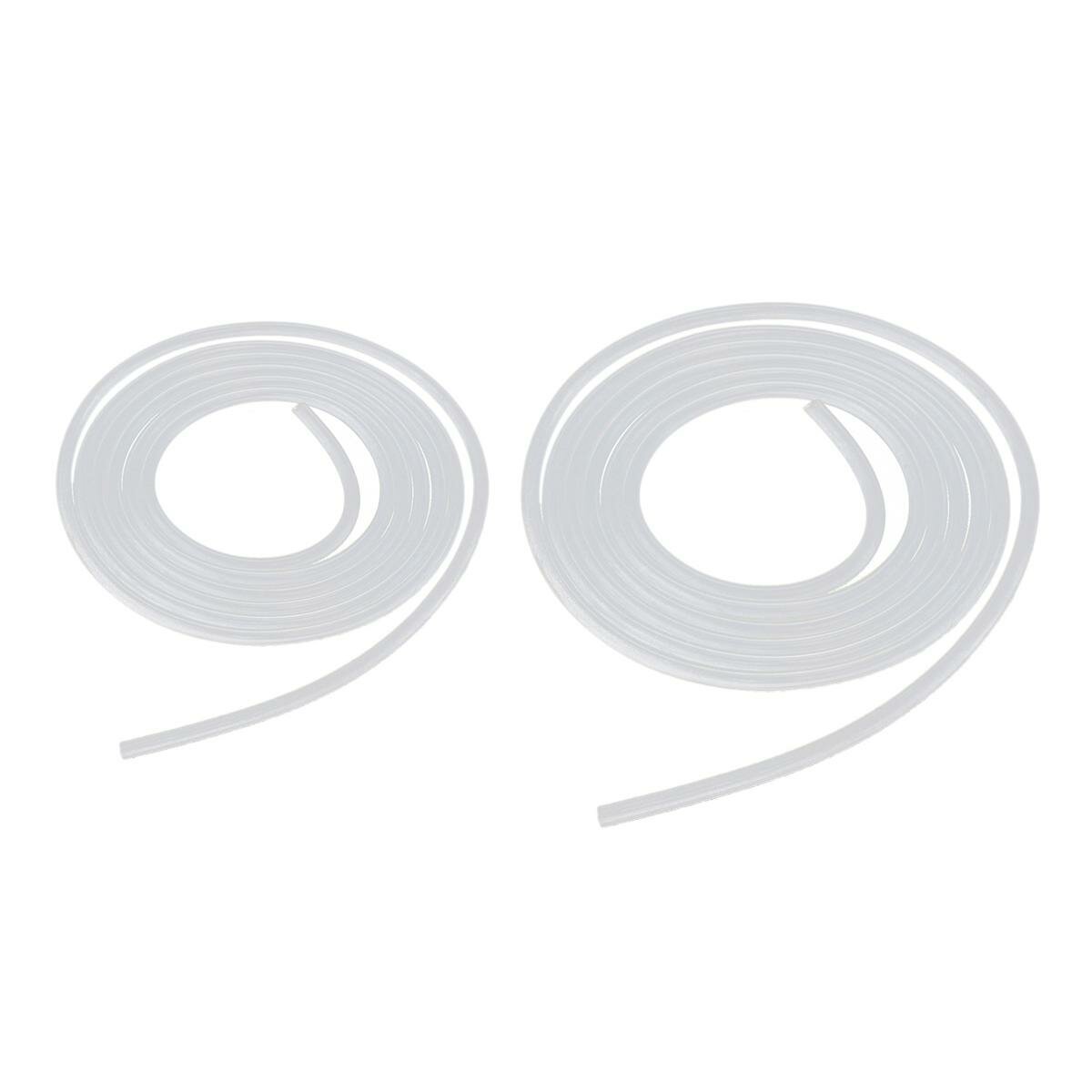 2-метровая силиконовая трубка, силиконовый шланг высокого давления, очень гибкий, 3 x 5 мм и 4 x 6 мм, 2 шт.