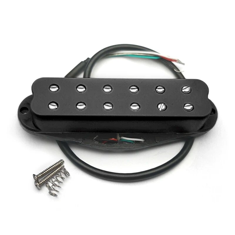Звукосниматель GETMUSIC Mini Humbucker ST 9K 4 Провода, Черный