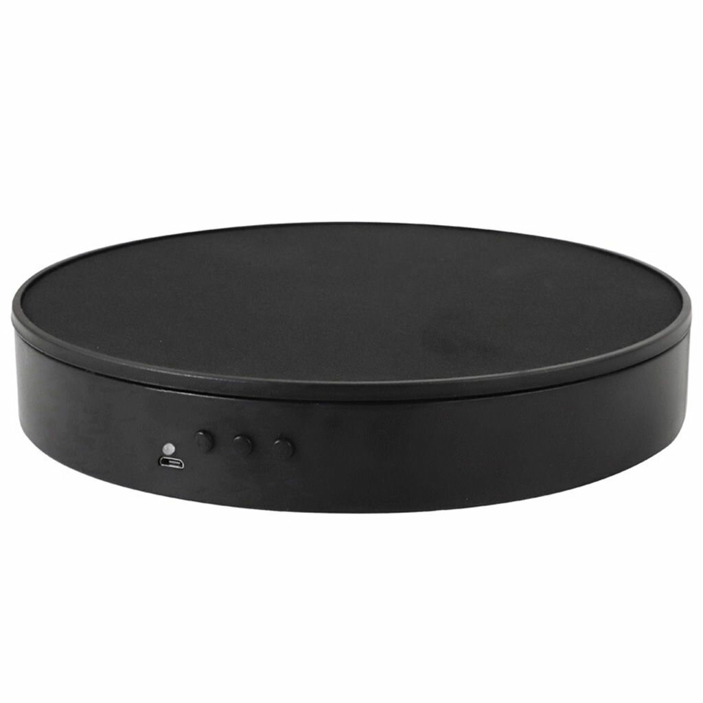 Электрическая поворотная платформа 20 см 360 (черная)