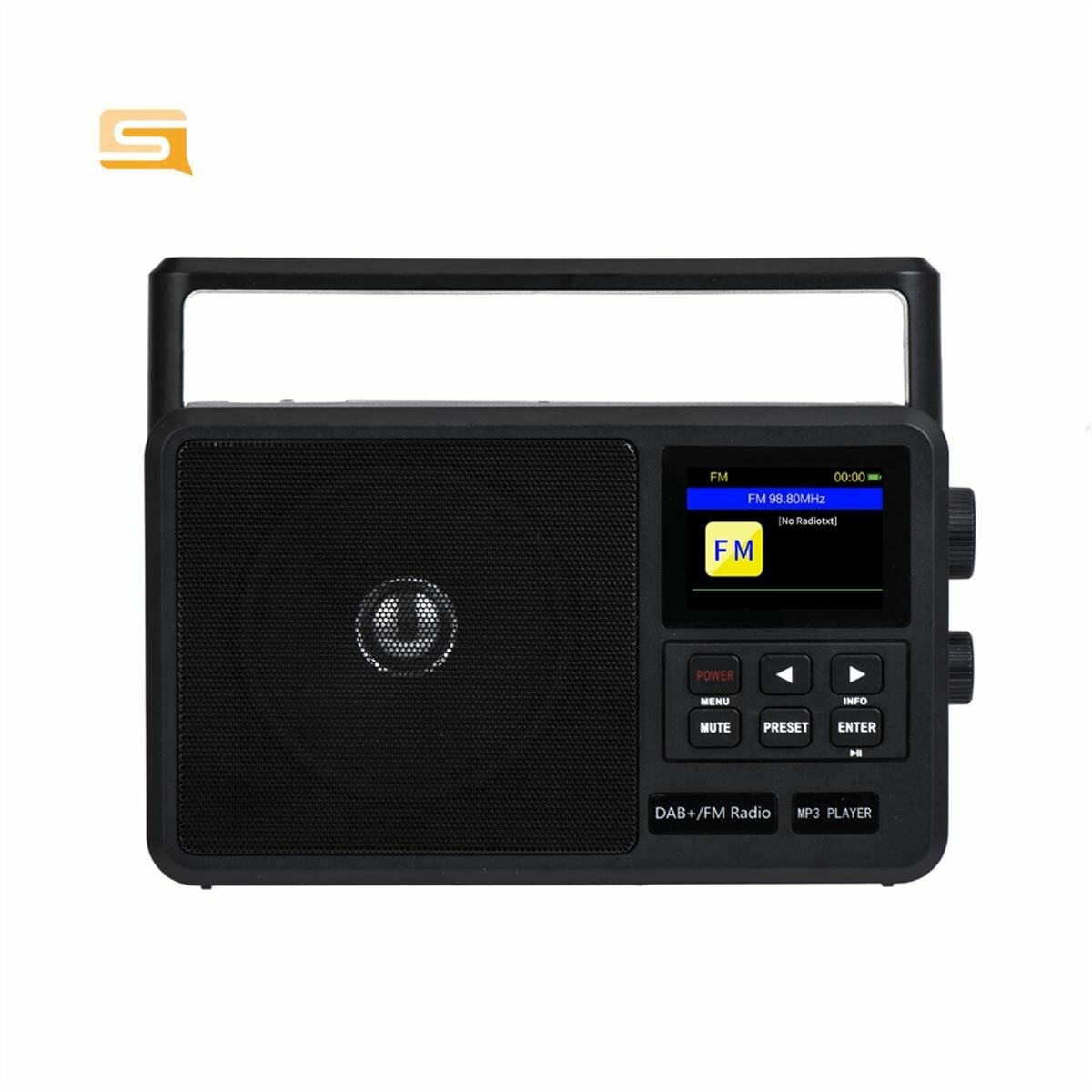 Y0(Q Y B H) Интернет-Цифровое Радио Портативное FM-Радио Вилка ЕС