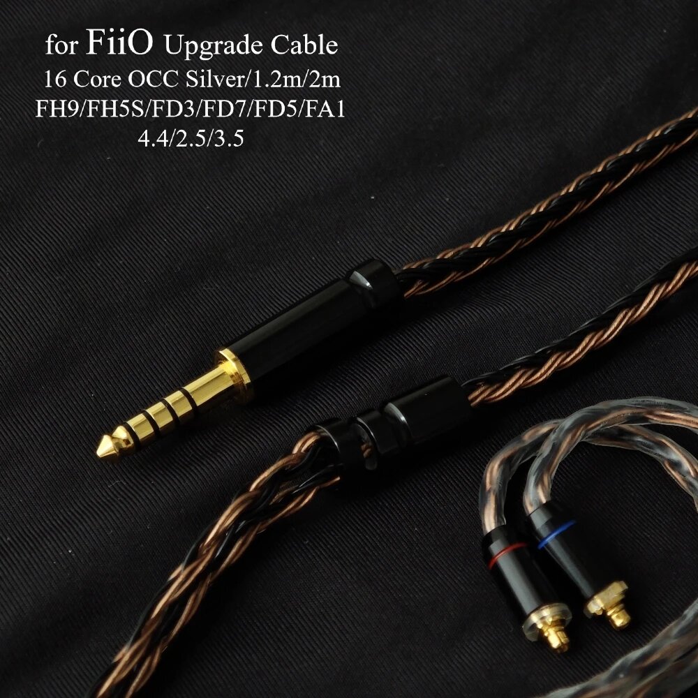 FiiO FH9 Кабель для наушников 16-жильный 2m-4.4mm balance