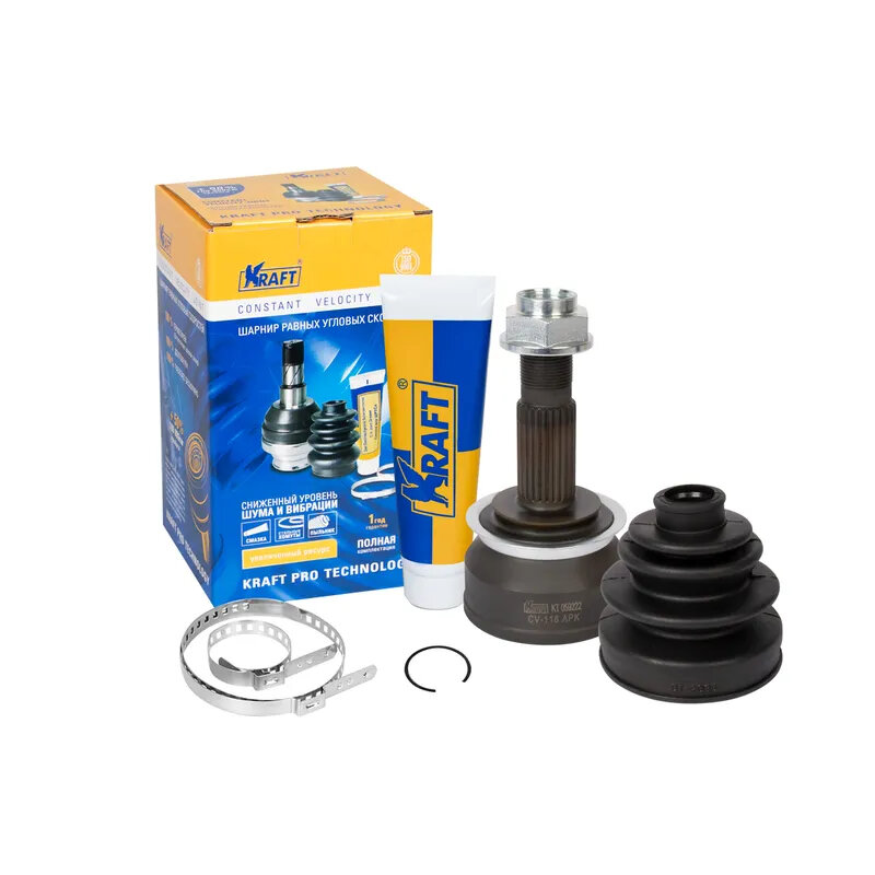 ШРУС наружный для Chevrolet Cobalt (Шевроле Кобальт) с 2012 года (KRAFT)