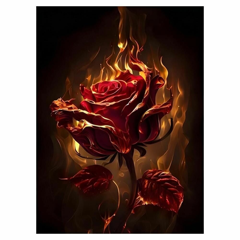 Алмазная живопись серии 5D rose без рамки 30см * 40см