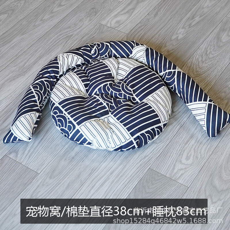 Собачье гнездо кошачье гнездо собачье хлопковое белье Четыре сезона кошки и собаки универсальное гнездо для домашних