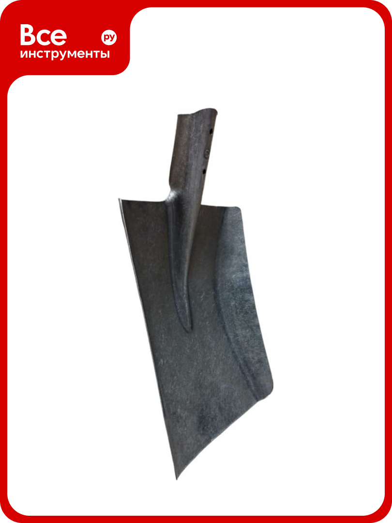 Совковая лопата LWI из рельсовой стали, прямоугольная, без черенка LWI-S1