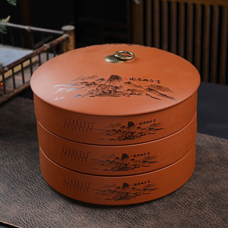 Geyao чайная банка керамическая большая банка для чая с крышкой белый чай Пуэр чайный торт банка упаковка для чая