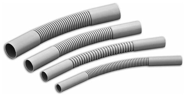 Поворот гибкий гофр. для трубы d25 Ruvinil П01425