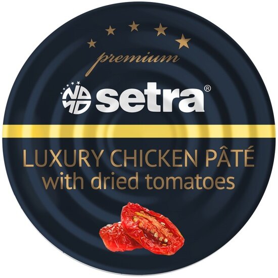 Паштет Setra куриный с вялеными томатами 100 г