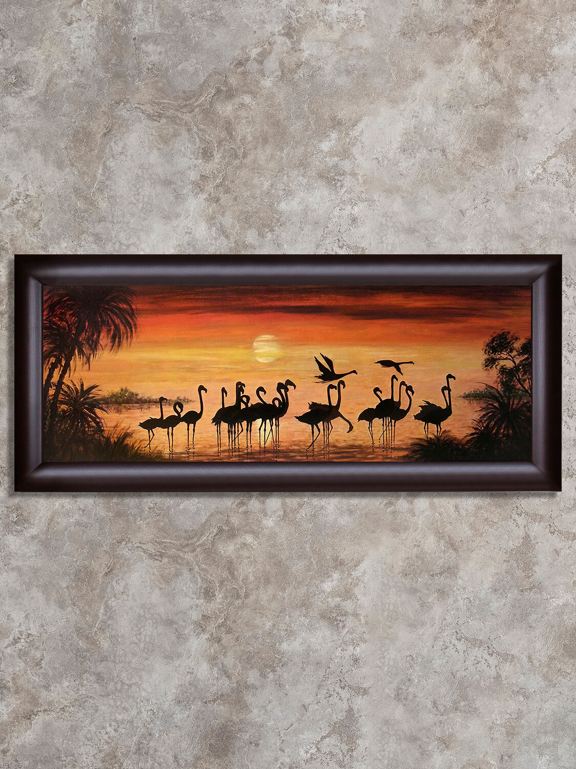 Картина на стену для интерьера Декарт настенный декор панно в раме багете в гостиную ванную детскую для офиса лофт пейзаж абстракция