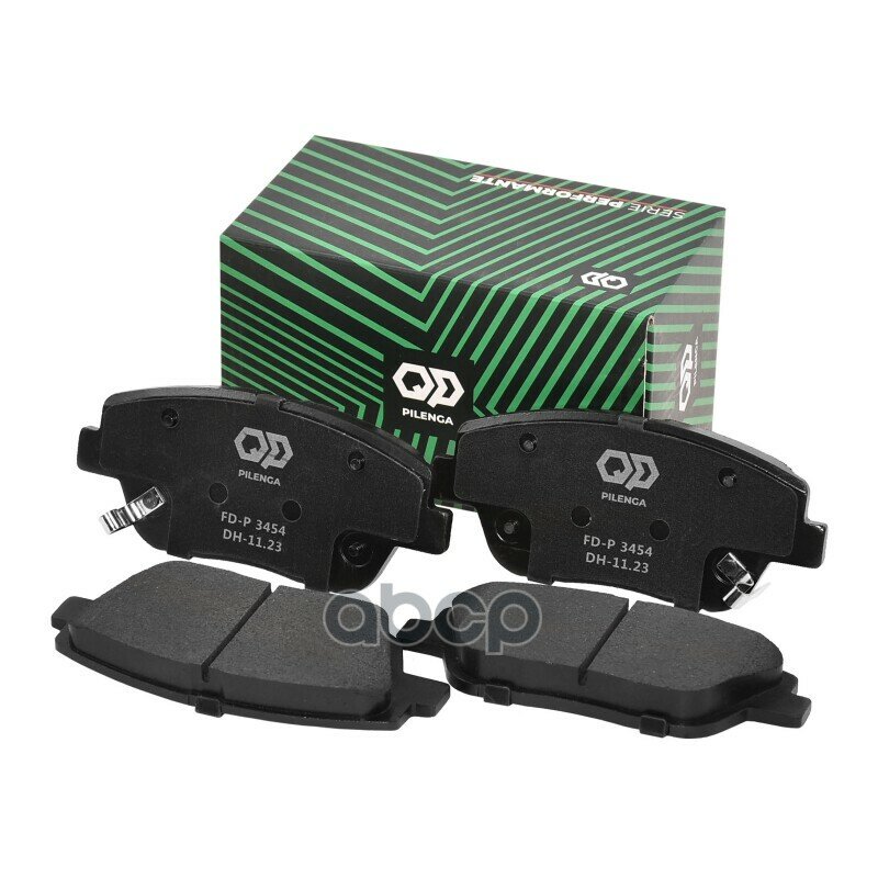 Колодки тормозные дисковые передние для HYUNDAI/KIA OPTIMA PILENGA FD-P 3454 PILENGA арт. FD-P 3454