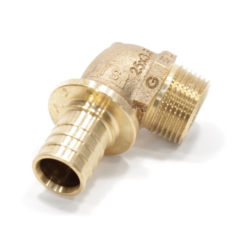 Угольник 25-3/4", Rehau RAUTITAN, RX+, надв. гильза-резьба, нар, бронза