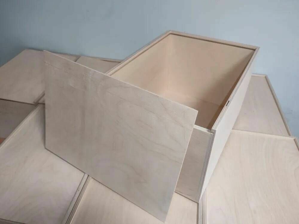 Деревянный ящик с крышкой, ящик-пенал, ящик для хранения, для подарка