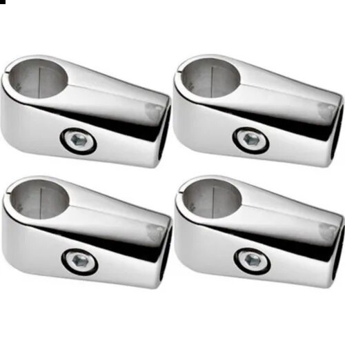 Держатель для труб Uno-1.25, Joker 25 мм, соединитель для системы джокер, цвет хром, 4 шт