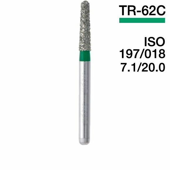 Боры мани TR-62C ISO 197/018 TR - Конусообразный, закругленный кончик. C - Крупная дисперсионность. (5ШТ)Алмазные боры применяется в стоматологии для препарирования. NeoHealth
