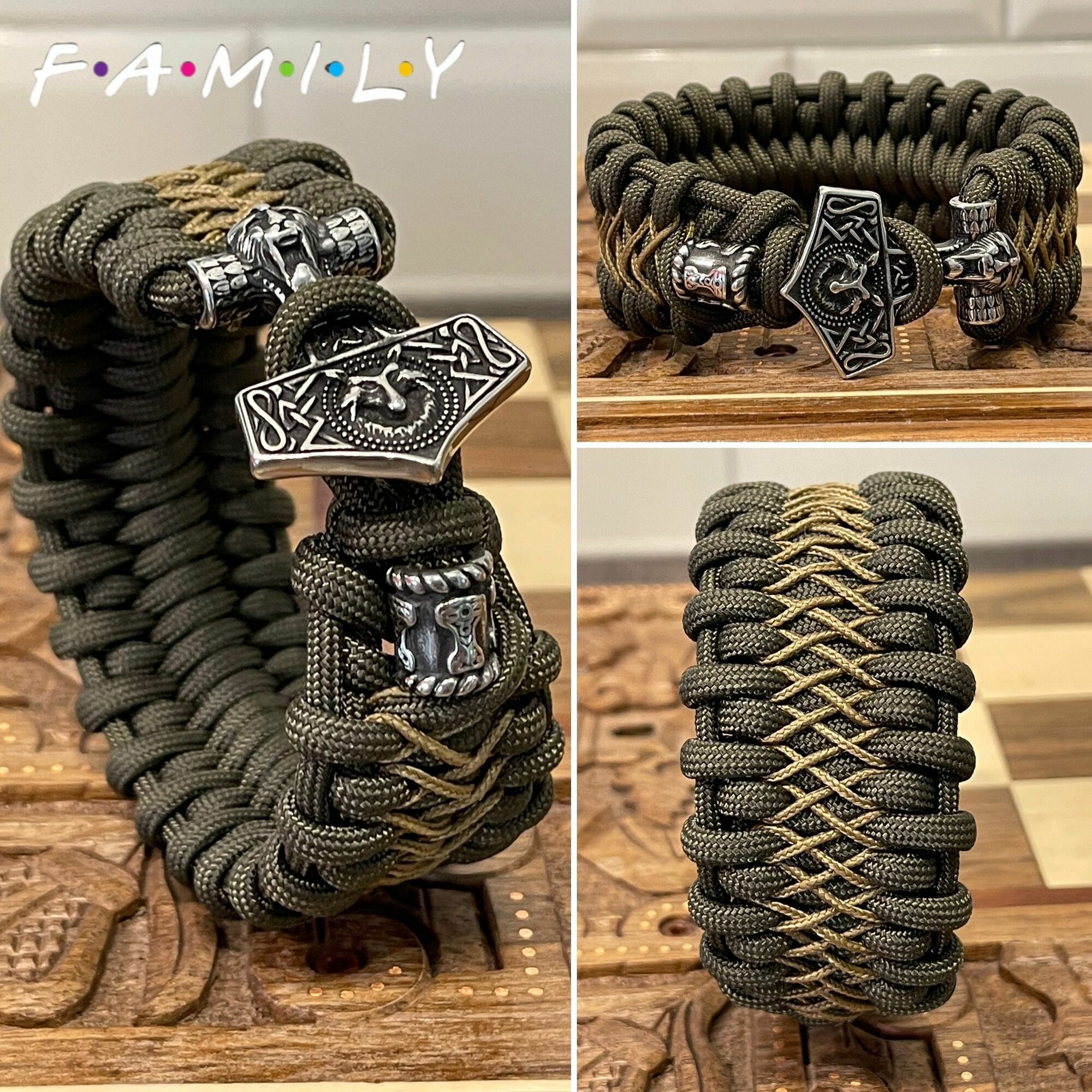 Плетеный браслет