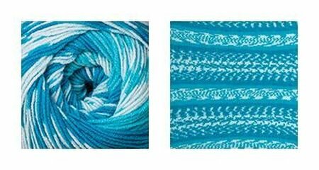 Пряжа Nordic YarnArt, гол. бирюз/бирюз - 663, 20% шерсть, 80% акрил, 3 мотка, 150 г, 510 м.