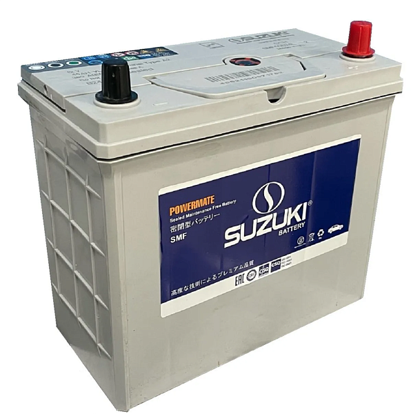 Аккумулятор автомобильный SUZUKI 6СТ-45.0 50B24L 45Ah 380A ОП (238x127x227) B24L 238x127x227