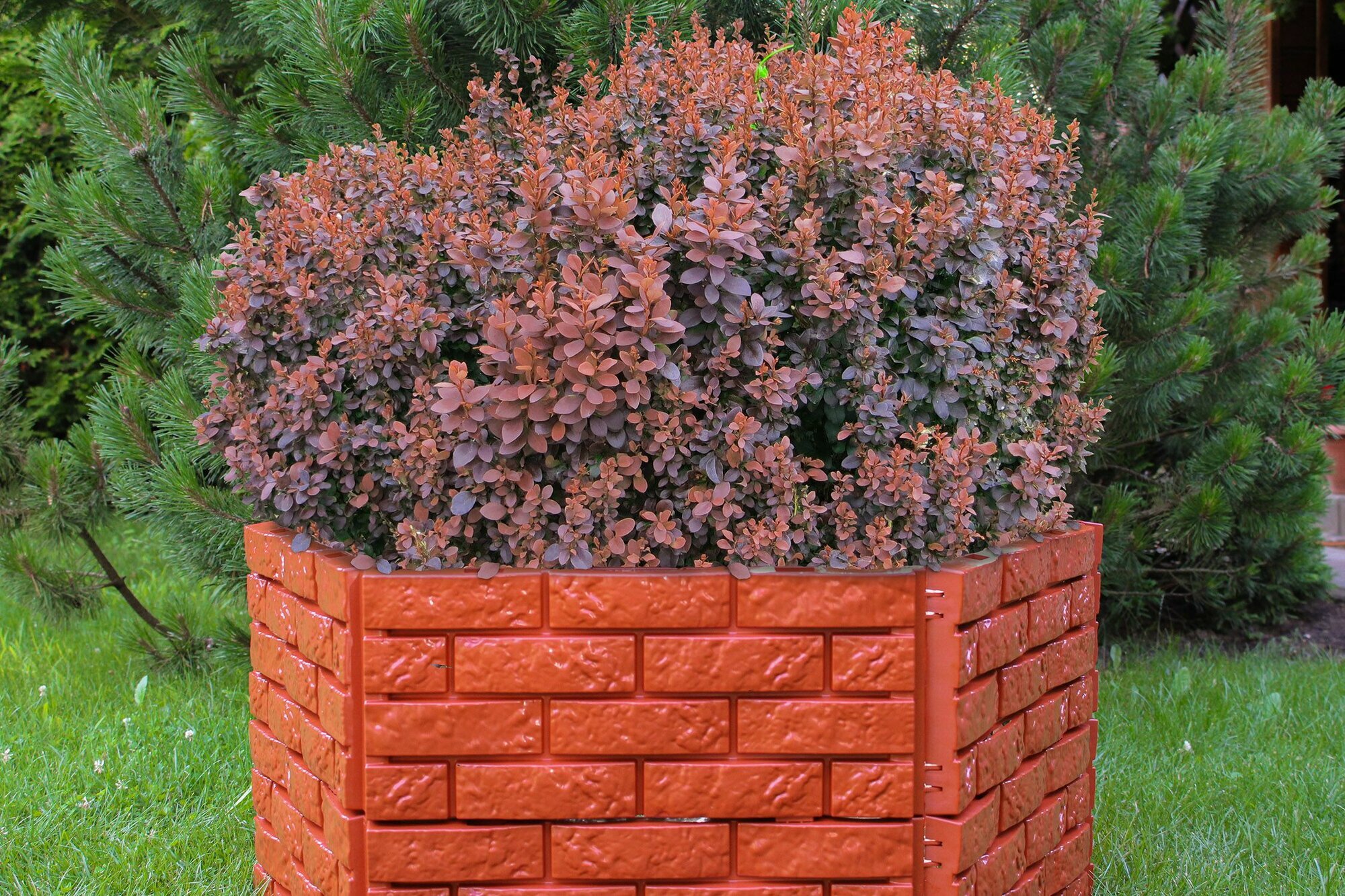 Ограждение для клумб и песочниц / 4 секции