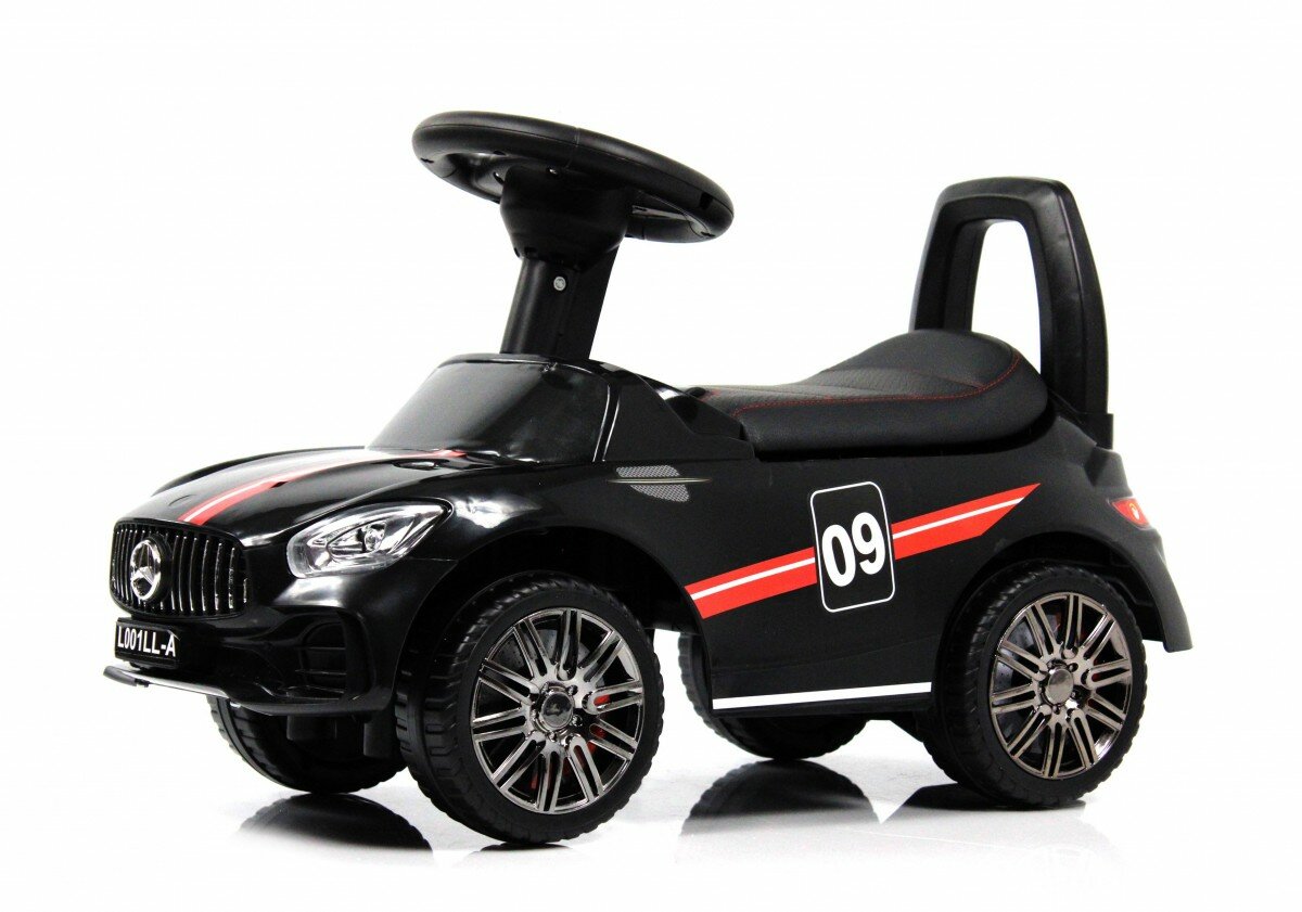 Детский толокар L001LL-A черный