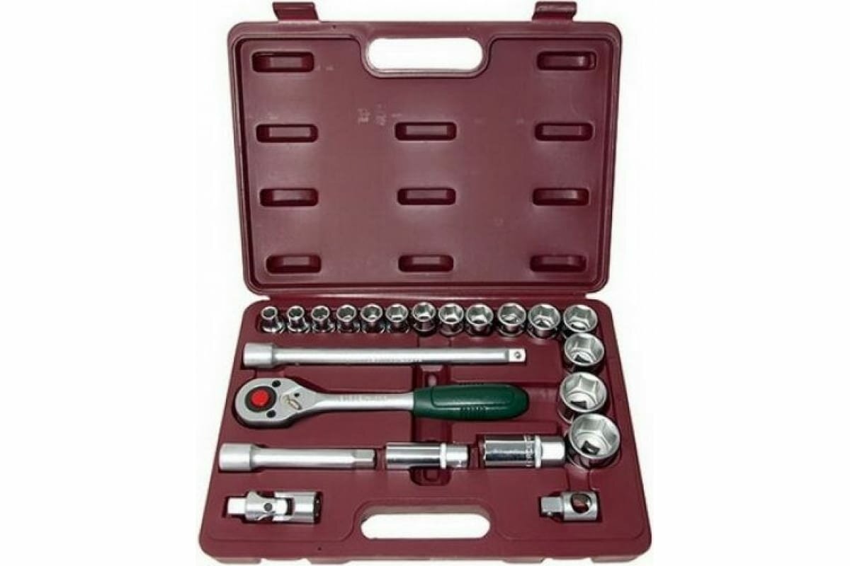 FORCE Набор торцевых головок 1/2"DR 6-гранных (10-32 мм), 22 пр. F-4223