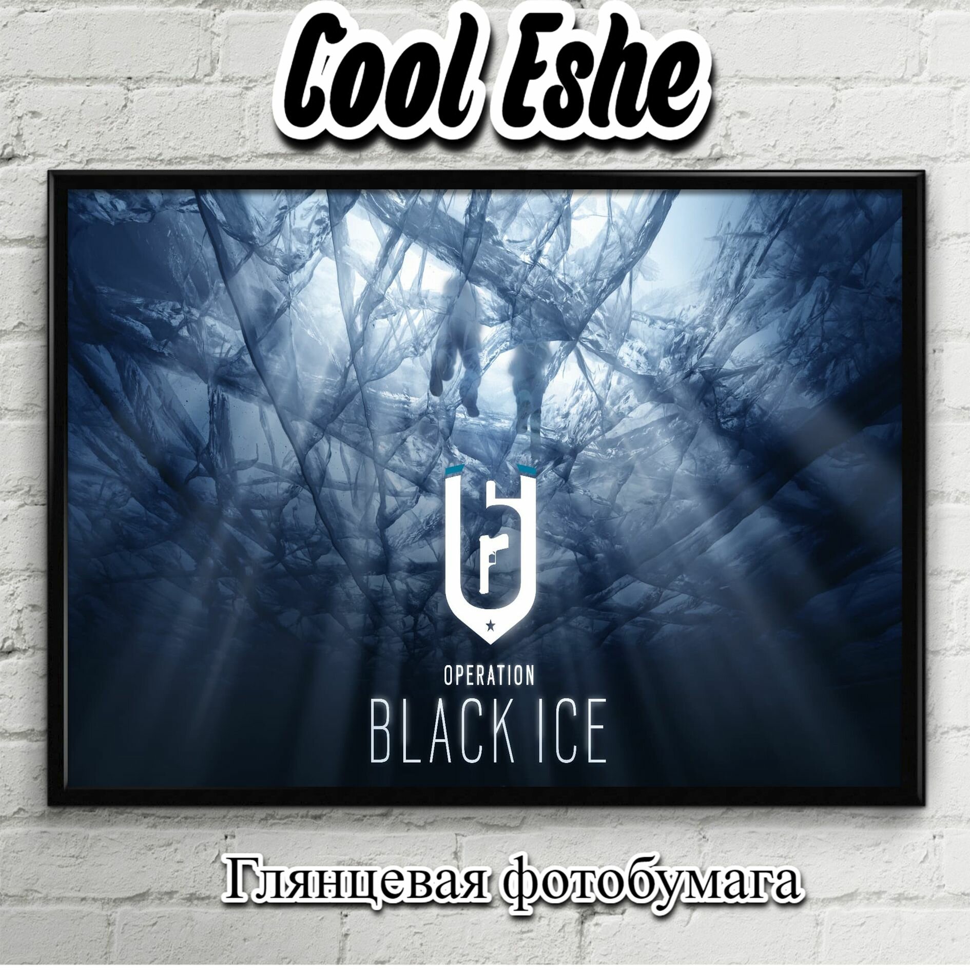 Постер "Tom Clancy's Rainbow Six Siege: Operation Black Ice" для интерьера А3