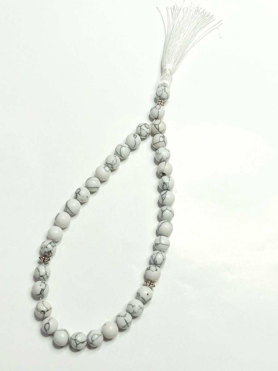 Мусульманские четки из кахолонга 33 бусины 8 мм.