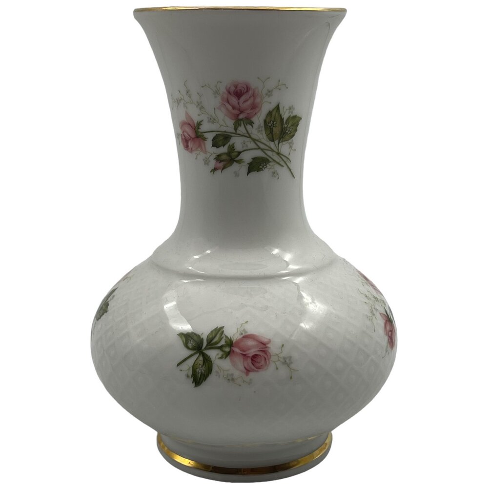 Ваза "Annabell", 16 см, фарфор, роспись, позолота, 1954-1960 гг, Seltmann Weiden, Германия