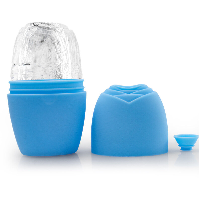 Оптовая Продажа с фабрики силиконовая повязка для лица Ice Cube домашняя повязка для лица массажный ролик со льдом от