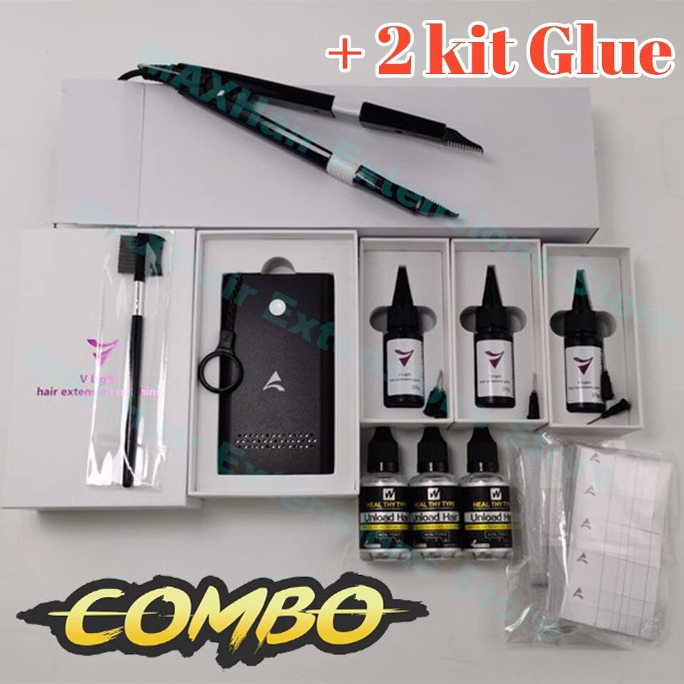 Набор инструментов для наращивания волос V-Light Technology Complete set 4