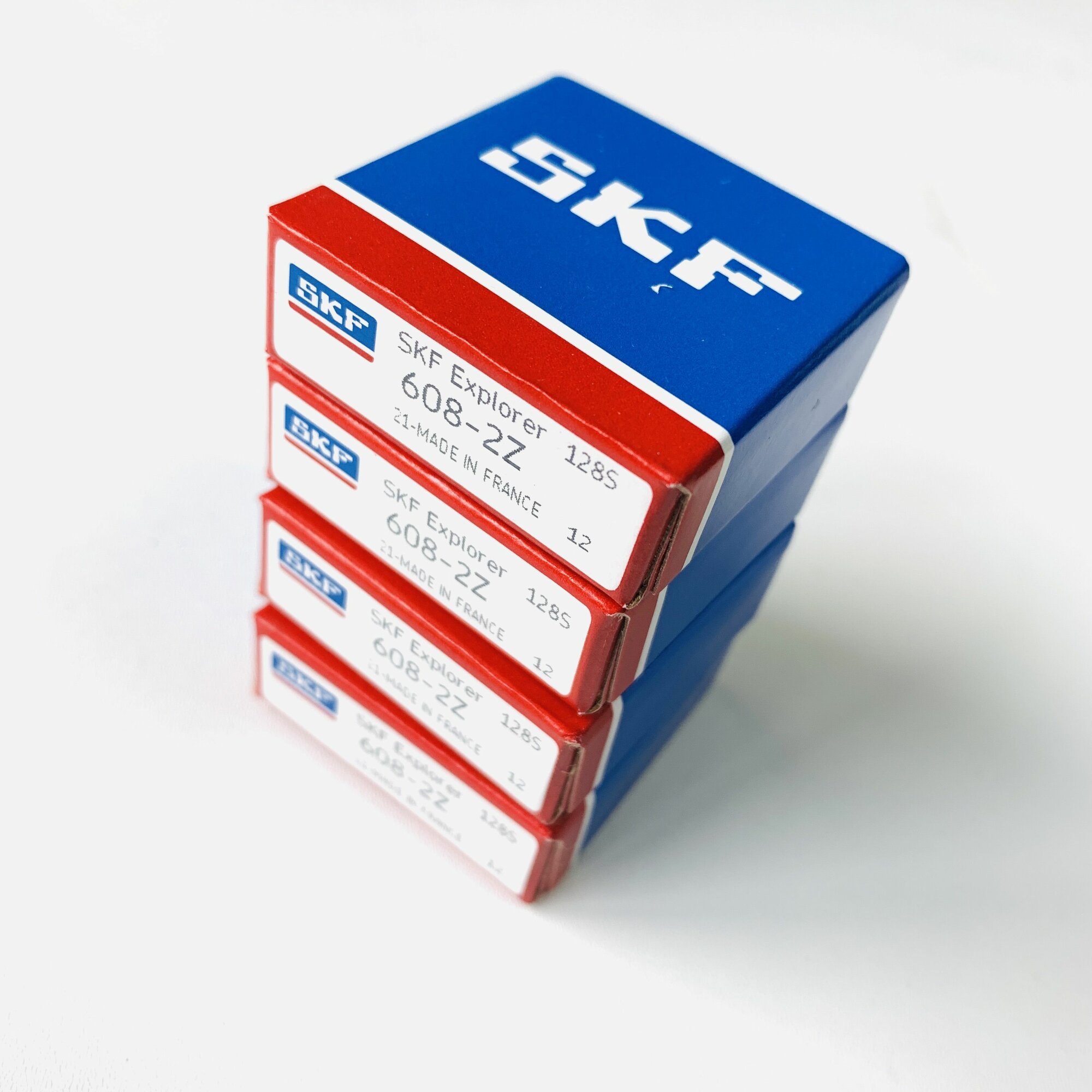 Подшипник 608 ZZ SKF комплект 4 штуки 8*22*7 мм