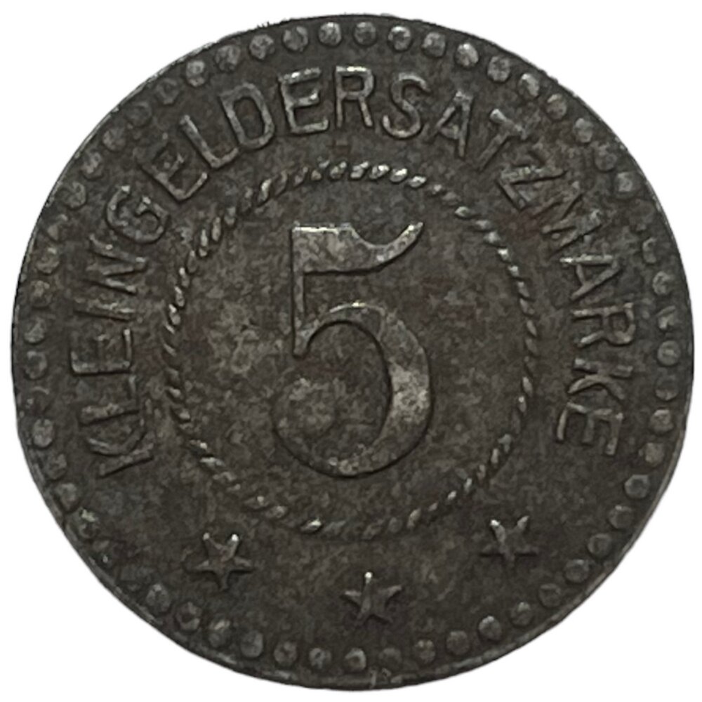 Германия (Германская Империя) Пирмазенс 5 пфеннигов 1918 г.