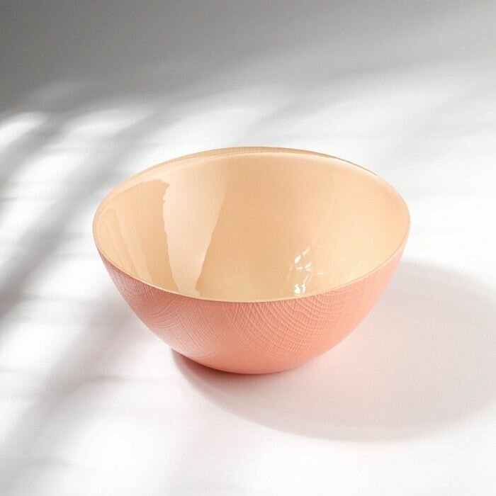 Салатник Айвори. Кораллы , стеклянный, d 15 см