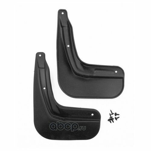 Брызговики задние RENAULT Duster 2018- с расширителями арок 2 шт. (optimum) в пакете / Рено Дастер Autofamily NLF4145E13