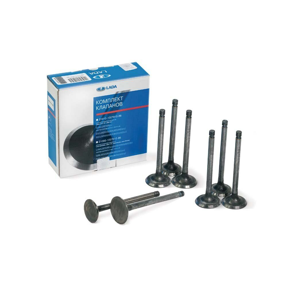 Клапан (8 шт.) кт. ваз-2101-07,2121-21214 lada 21010100701086