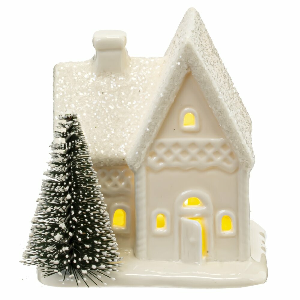 Фигурка с подсветкой Домик, 7,5х6х8 см, бат. LR44х2шт. KSM-806090
