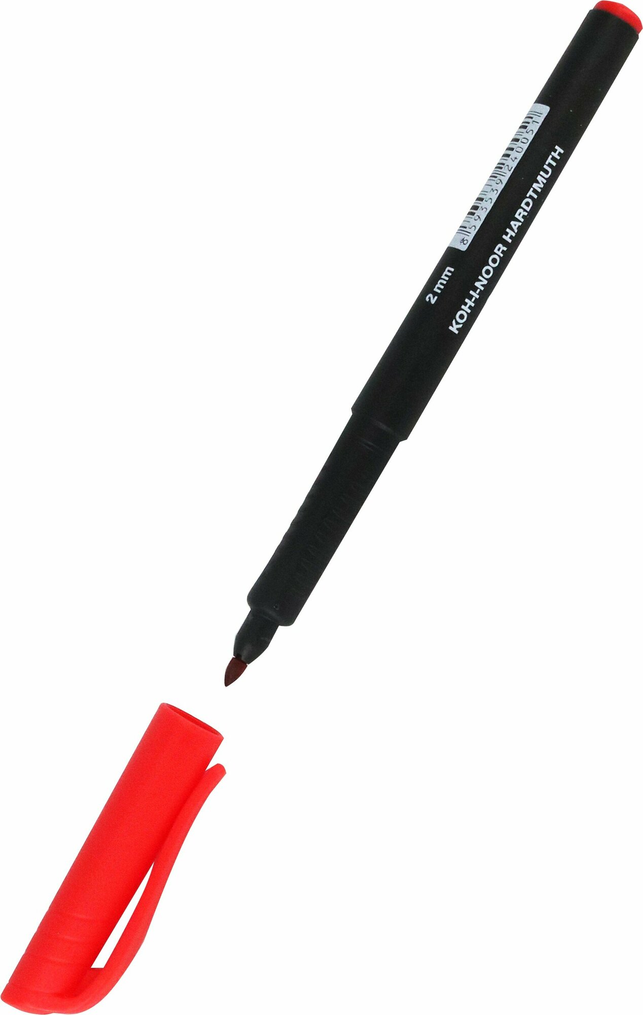 Маркер перманентный, красный