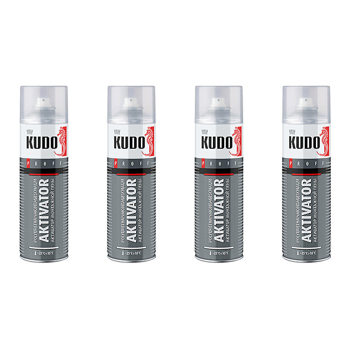 Активатор монтажной пены Kudo 500 мл (4 шт.)
