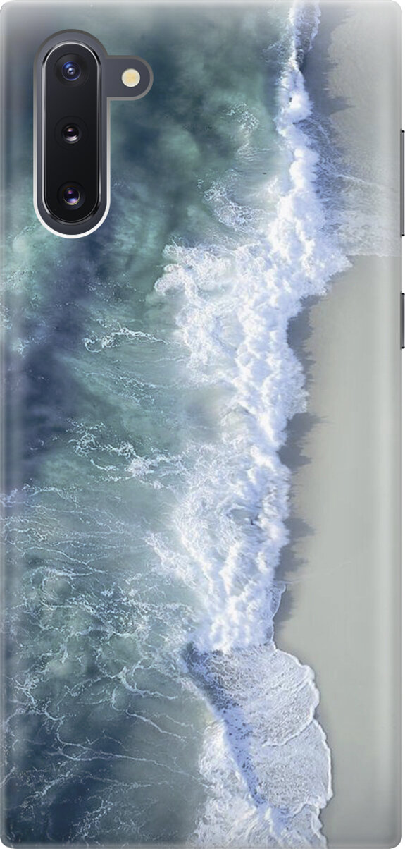 Силиконовый чехол Бушующий океан на Samsung Galaxy Note 10 / Самсунг Ноут 10